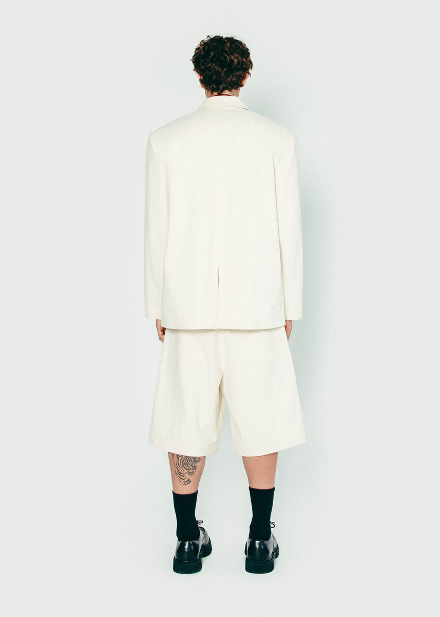 Bellow Jacket in Cream | MICHMIKA